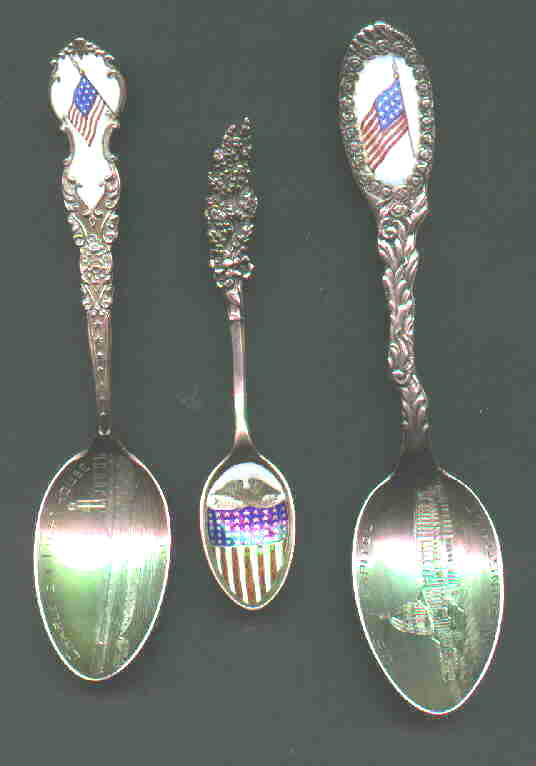flag sterling spoons